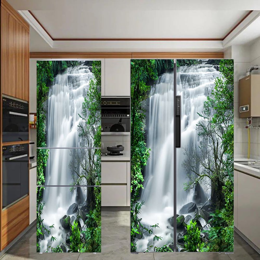 London Big Ben Wallpaper For Fridge City Street Scenery Refrigerator ...