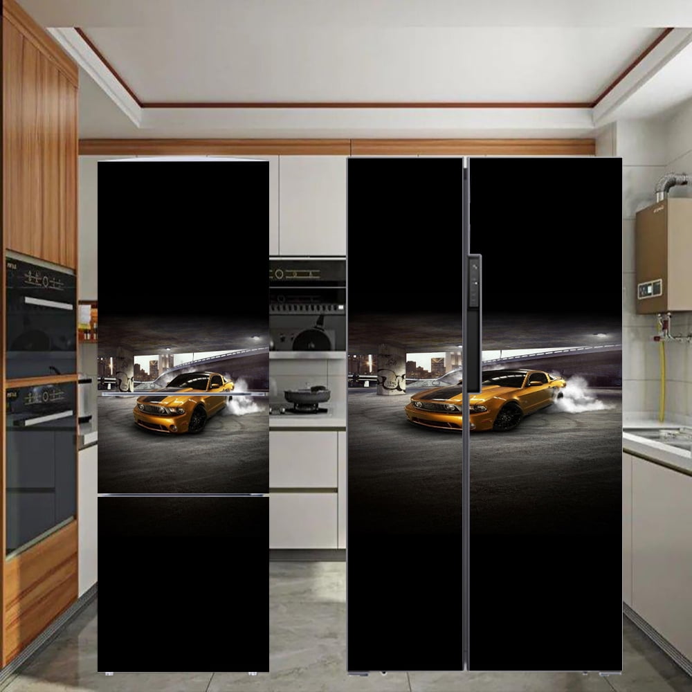 London Big Ben Wallpaper For Fridge City Street Scenery Refrigerator ...