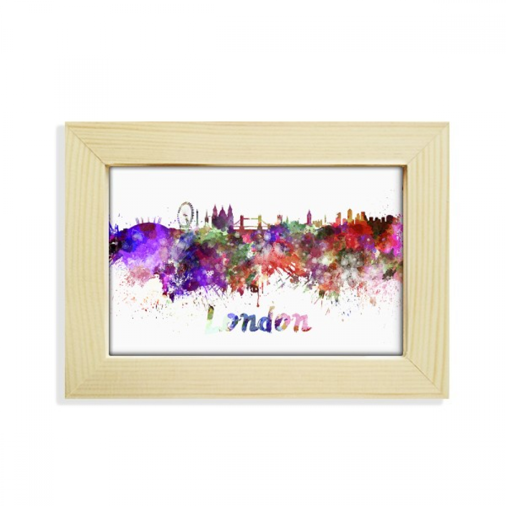 London Britain City Watercolor Desktop Decorate Photo Frame Picture Art ...