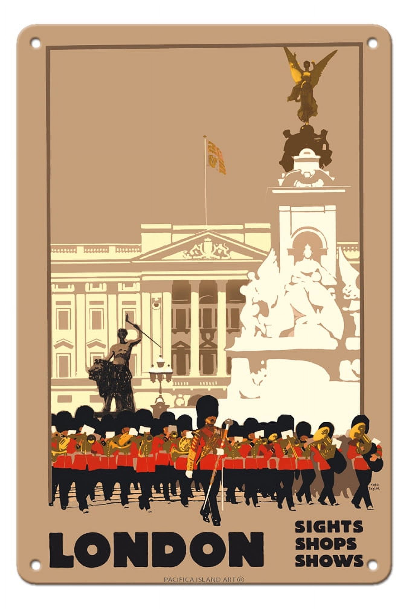 London - British Regimental Band at Buckingham Palace - Victoria ...