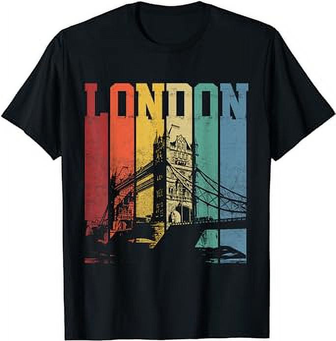 London City Tower Bridge England United Kingdom Vintage T-Shirt ...