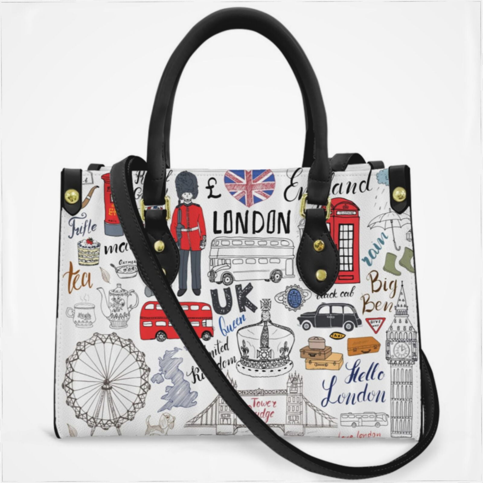 London Double Decker Bus Cross Body Bags For Women Small Leather Female ...