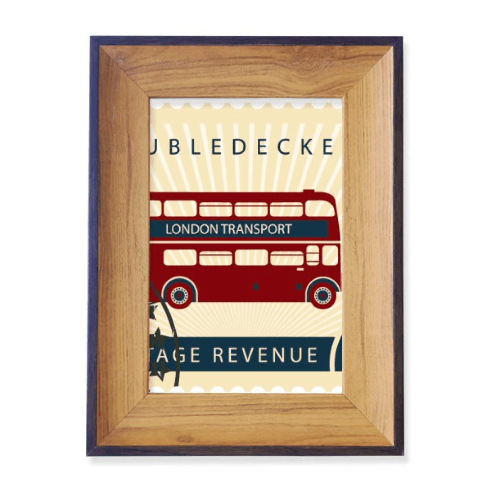 London Doubledecker Stamp England Britain UK Photo Frame Exhibition ...