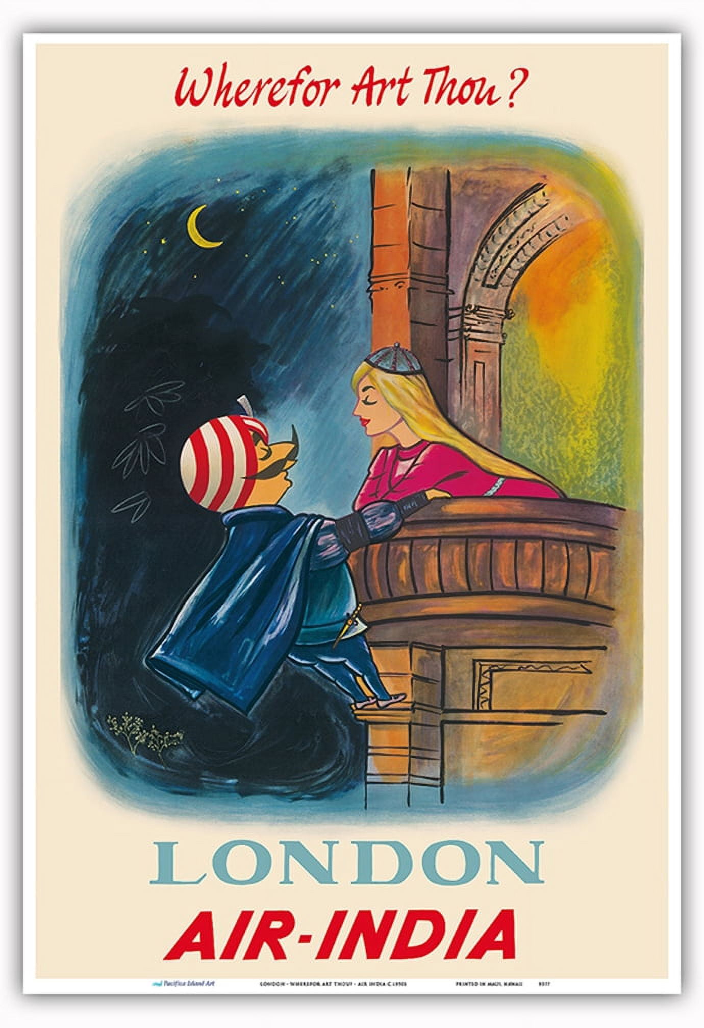 London England - Wherefor Art Thou? - Maharajah Mascot Romeo - Air ...