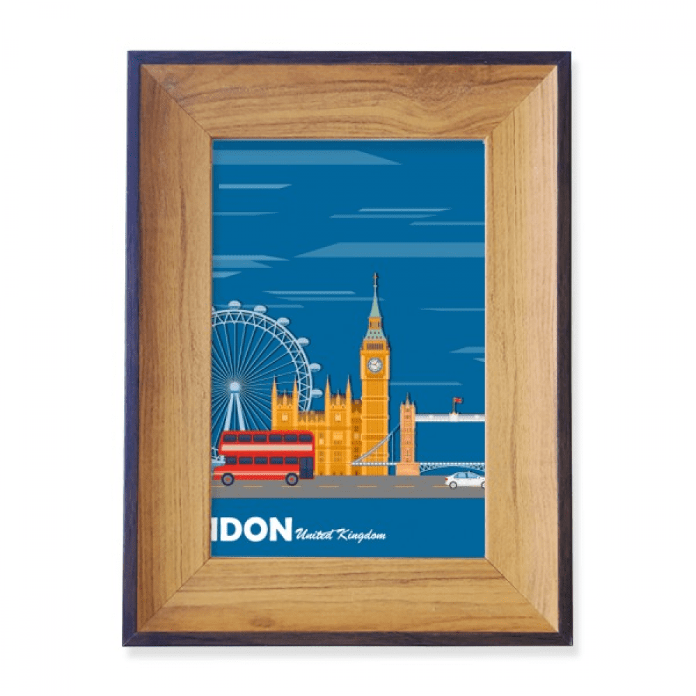 London Eye Double-Decker Buses Graffiti Photo Frame Exhibition Display ...
