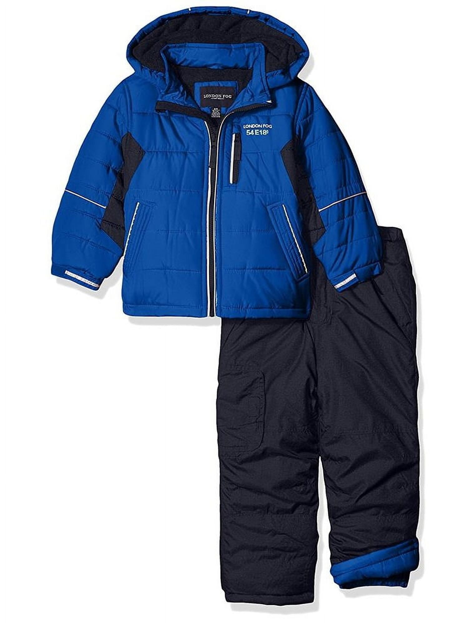 London Fog Boys 2T-4T Snow Pant Jacket Snowsuit(Blue 4T) - Walmart.com