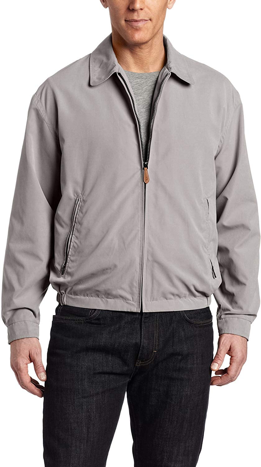 London Fog Men's Auburn Zip-Front Golf Jacket, Gray, XXL - Walmart.com