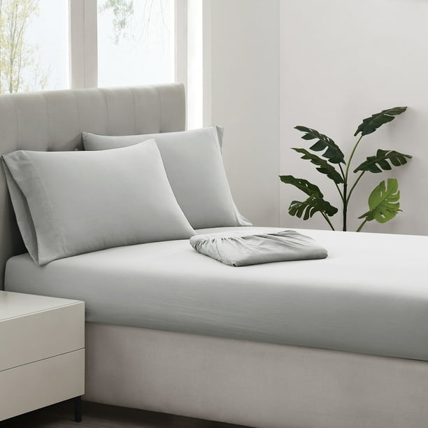 London Fog Moisture Wicking Microfiber Sheet Set, 2 Fitted Sheets and 2 ...