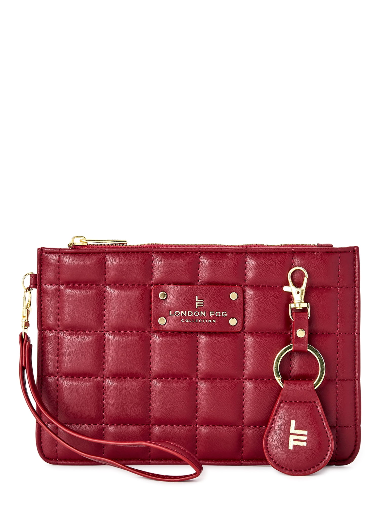 London Fog Women's Quilted Wallet and Key Fob Gift Set, 2-Piece ...