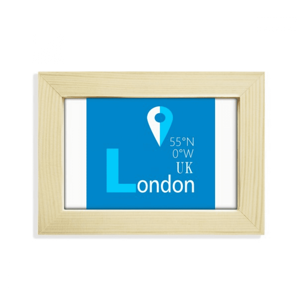 London Geography Coordinates Trave Desktop Decorate Photo Frame Picture ...