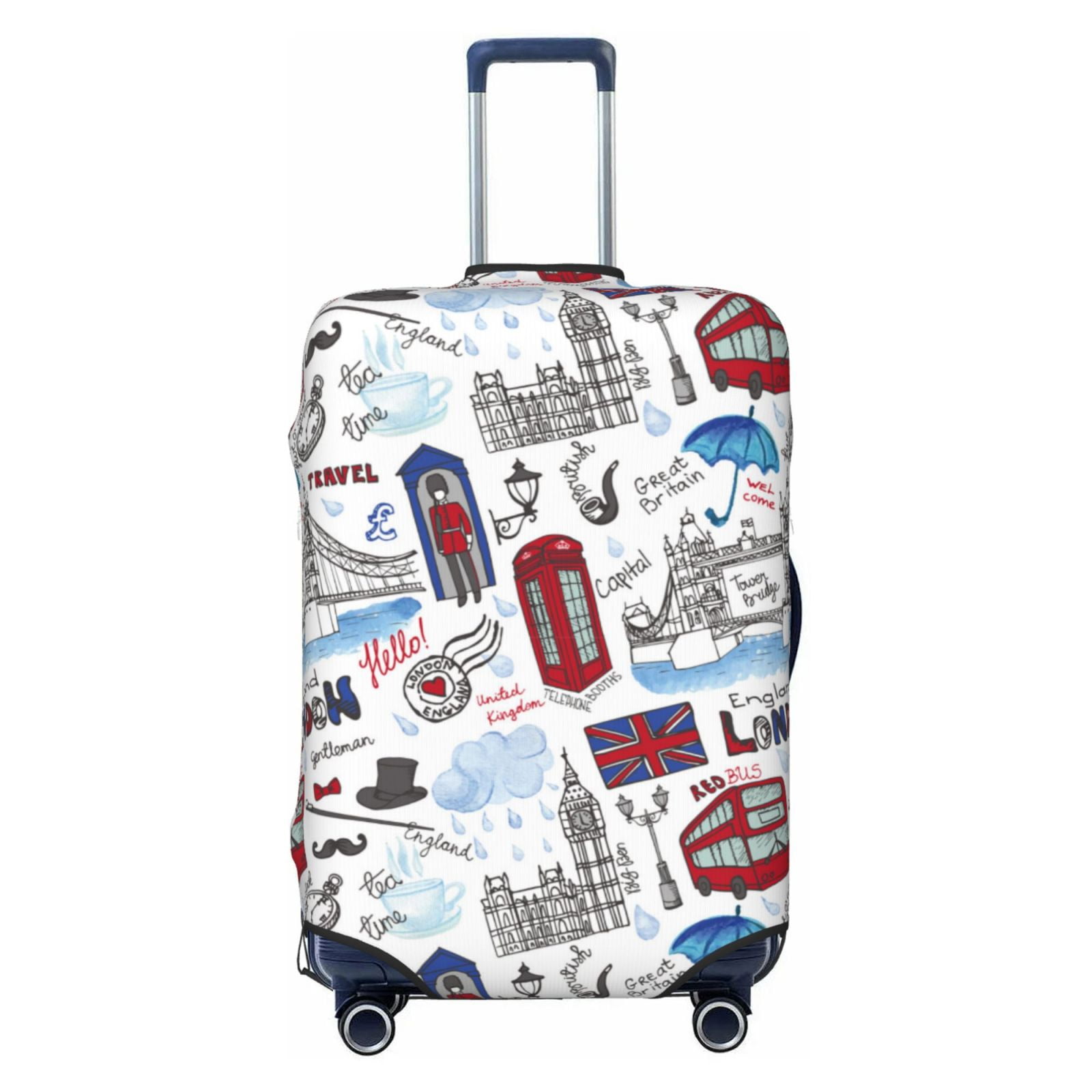 London Landmark2 Luggage Cover, Suitcase Cover for Luggage Fits 18-32 ...