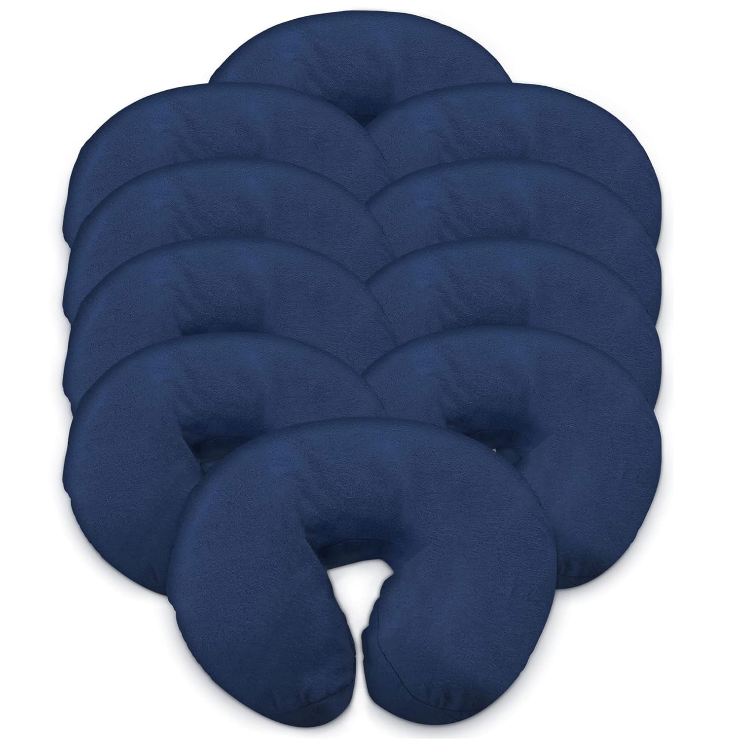 London Linens Pure Cotton Massage Face Cradle Head Foam Cover, Dark ...