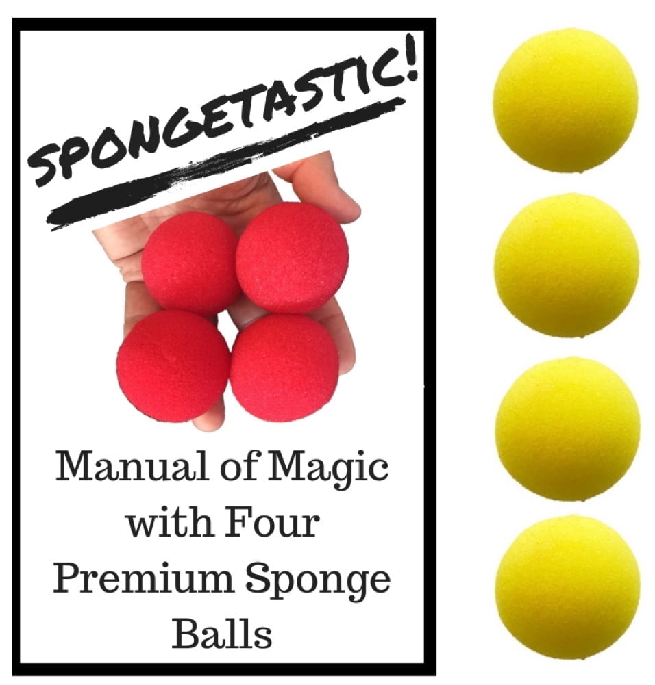 London Magic Works Spongeball Set with Spongetastic Manual; Perfect For ...