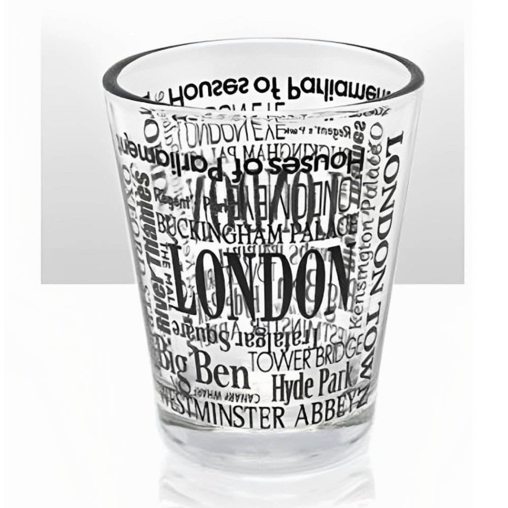 London Names Shot Glass (4 Pack) - Walmart Business Supplies