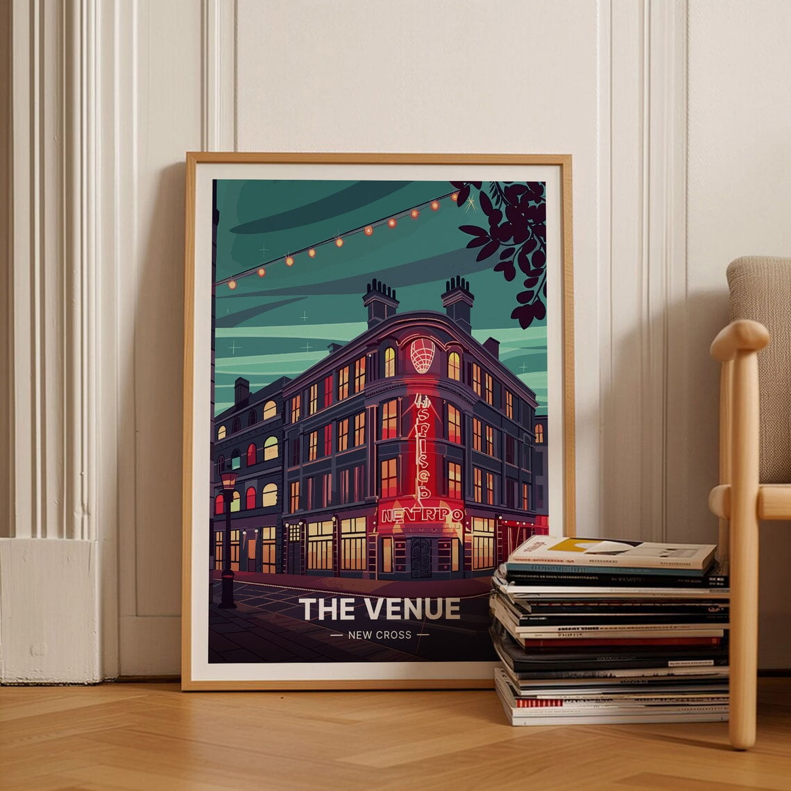 London Nightlife Travel Poster, South East London Club Scene, Dj & Live ...