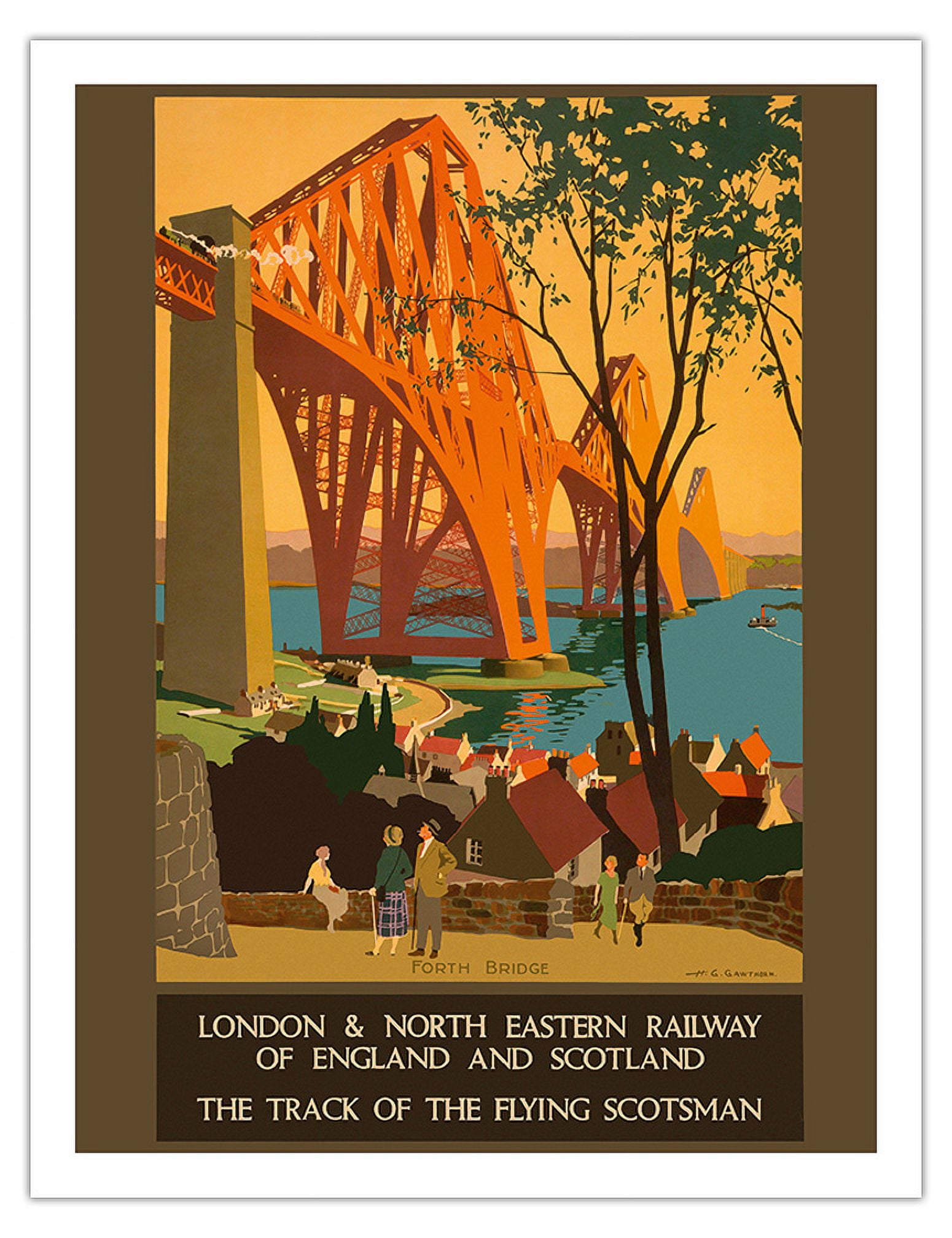 London and North Eastern Railway of England and Scotland - Forth Bridge ...