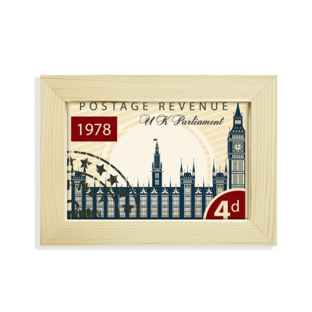 London Parliament Stamp England Britain UK Desktop Decorate Photo Frame ...