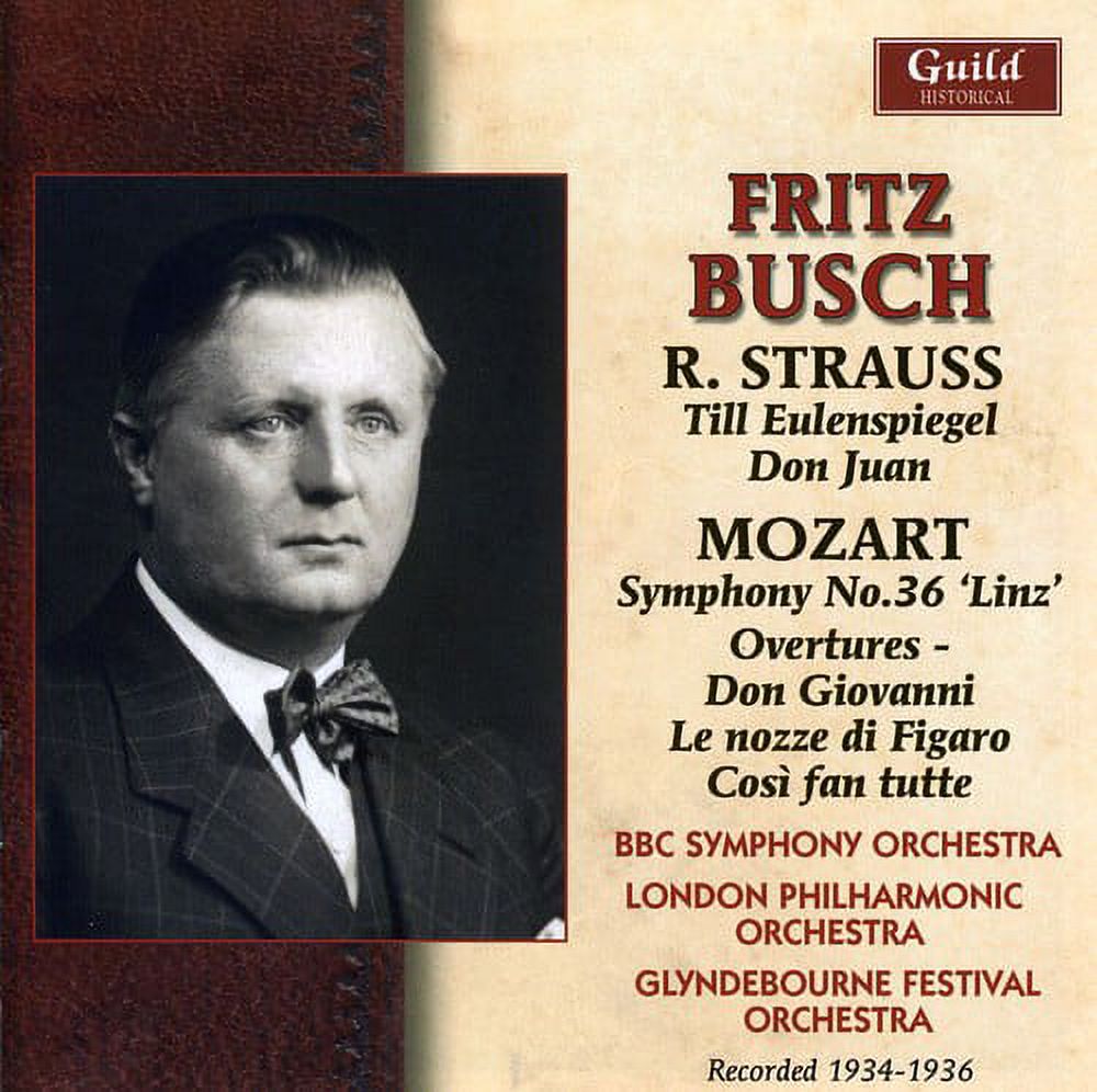 London Philharmonic Orchestra - Bush Strauss Mozart 1934-36 - Classical - CD - Walmart.com