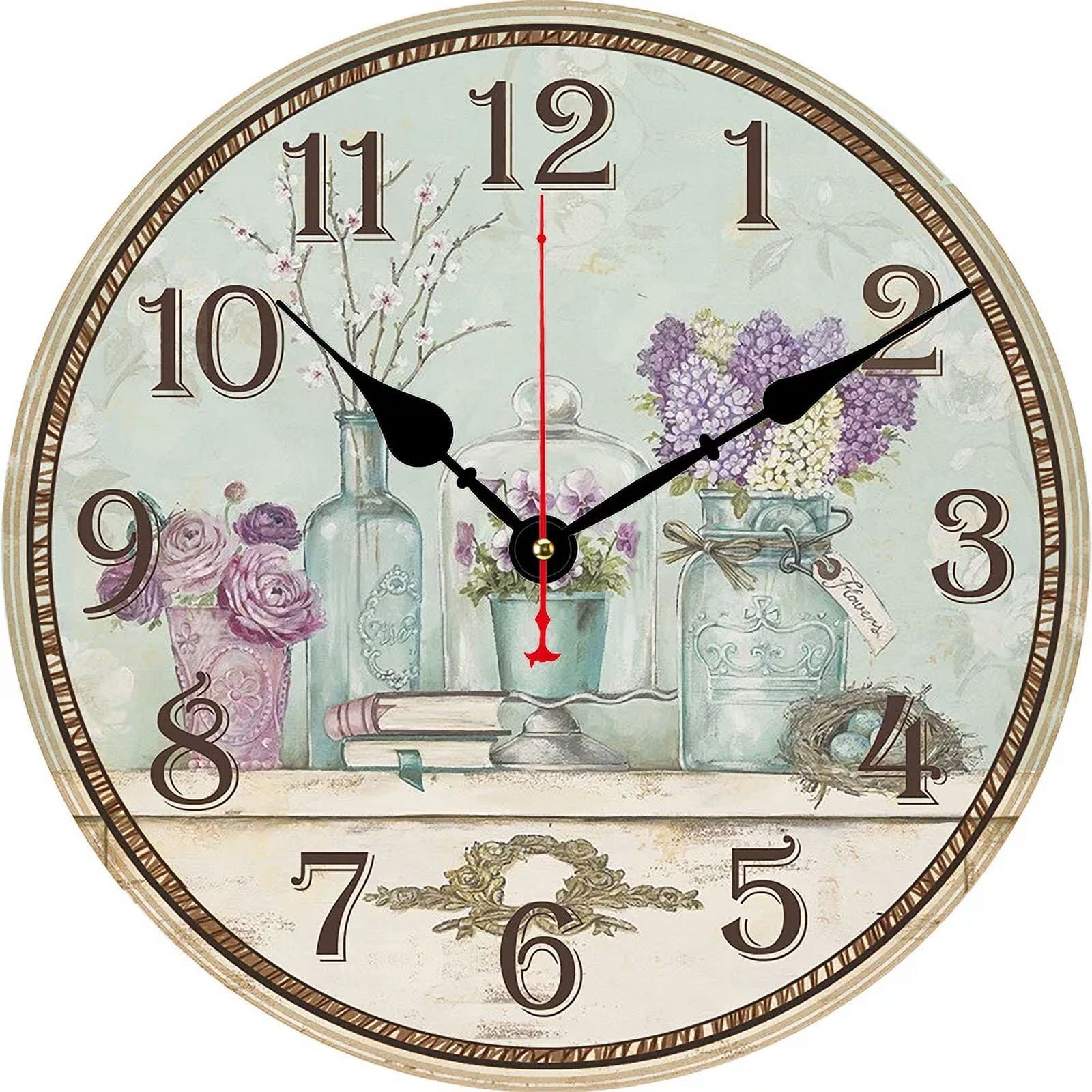 London Phone Booth Bus Wall Clock Modern Design Living Room Bedroom ...