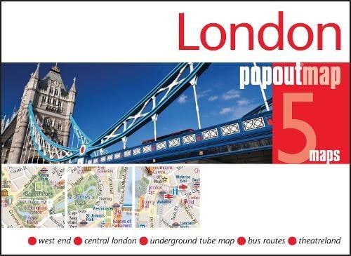 Pre-Owned London PopOut Map - handy, pocket-size pop up map of London ...