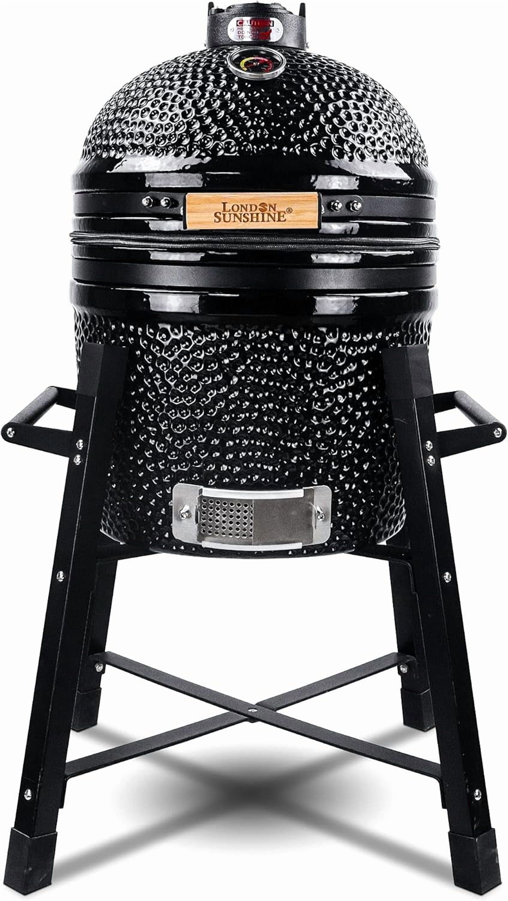London Sunshine Ceramic Kamado Charcoal BBQ Grill -The Junior Series ...