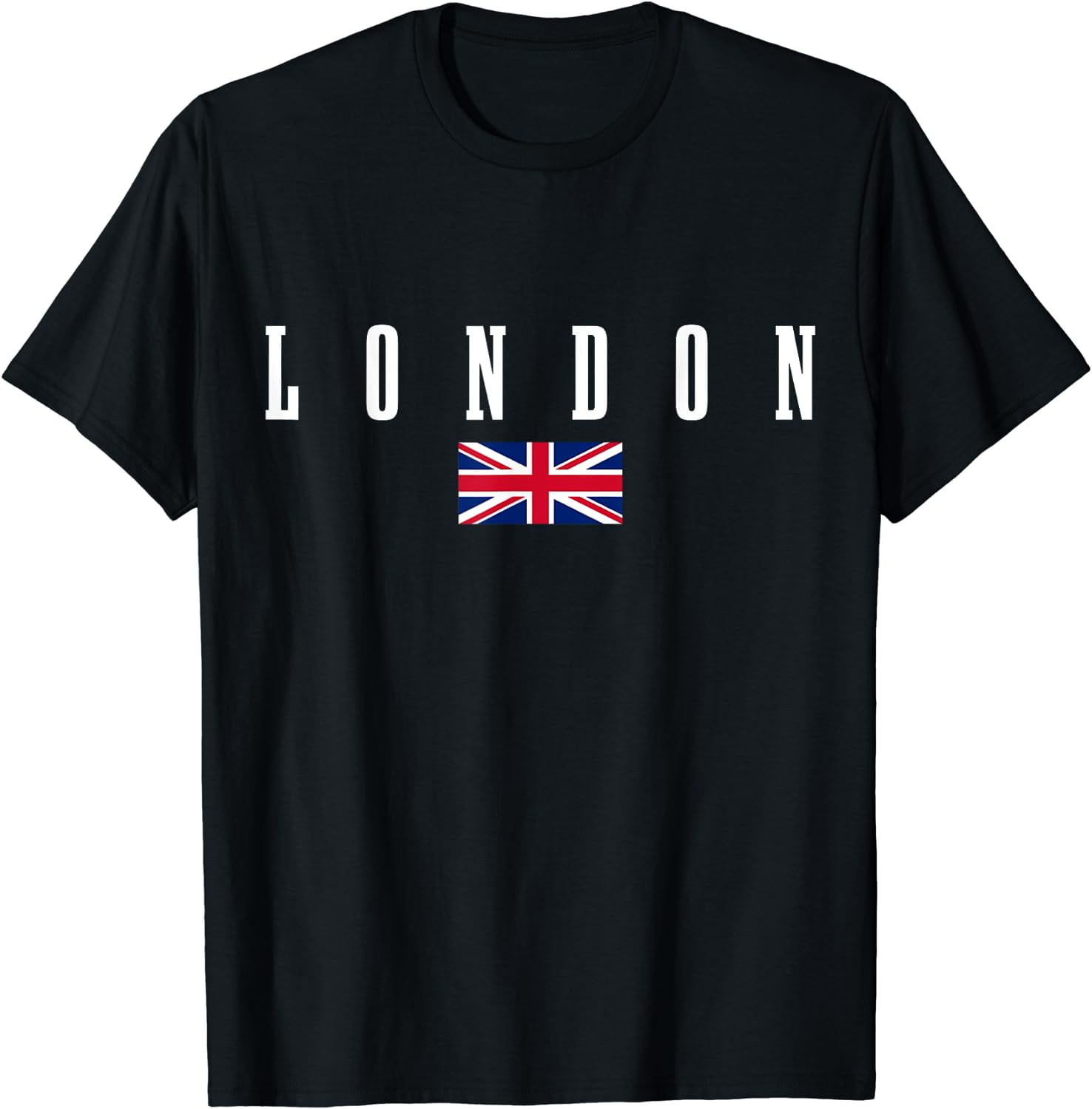 London UK Flag England United Kingdom T-Shirt Black Small - Walmart.com