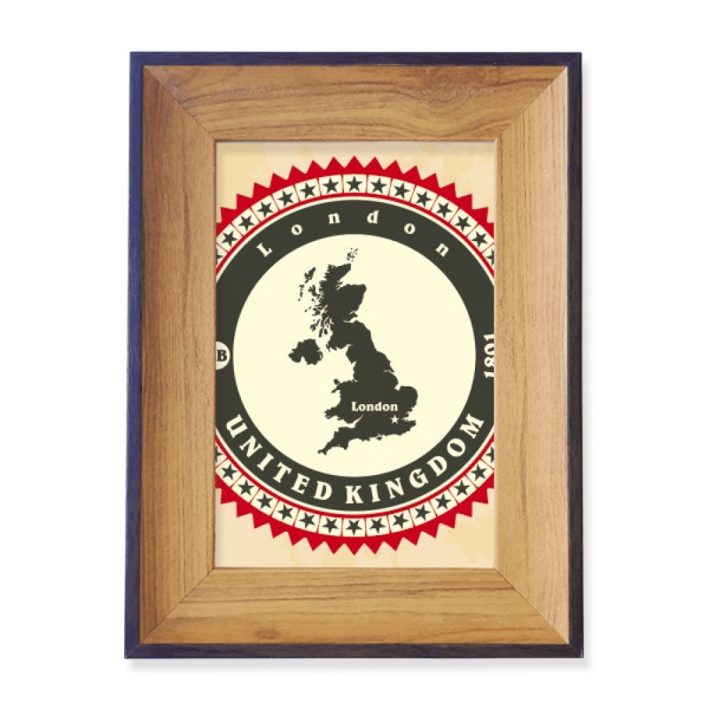 London UK United Kingdom Britain Country Map Photo Frame Exhibition ...