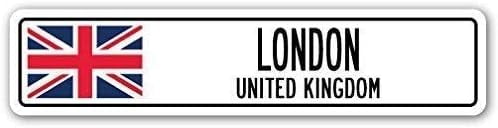 London, United Kingdom Street Sign British Britons Brits Flag City ...