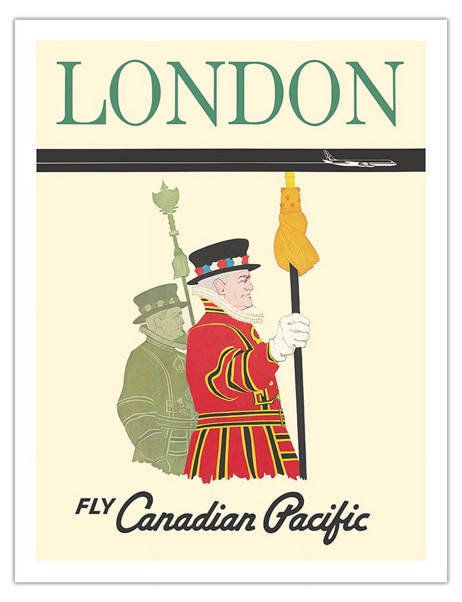 London - Yeomen of the Guard - Fly Canadian Pacific Air Lines - Vintage ...
