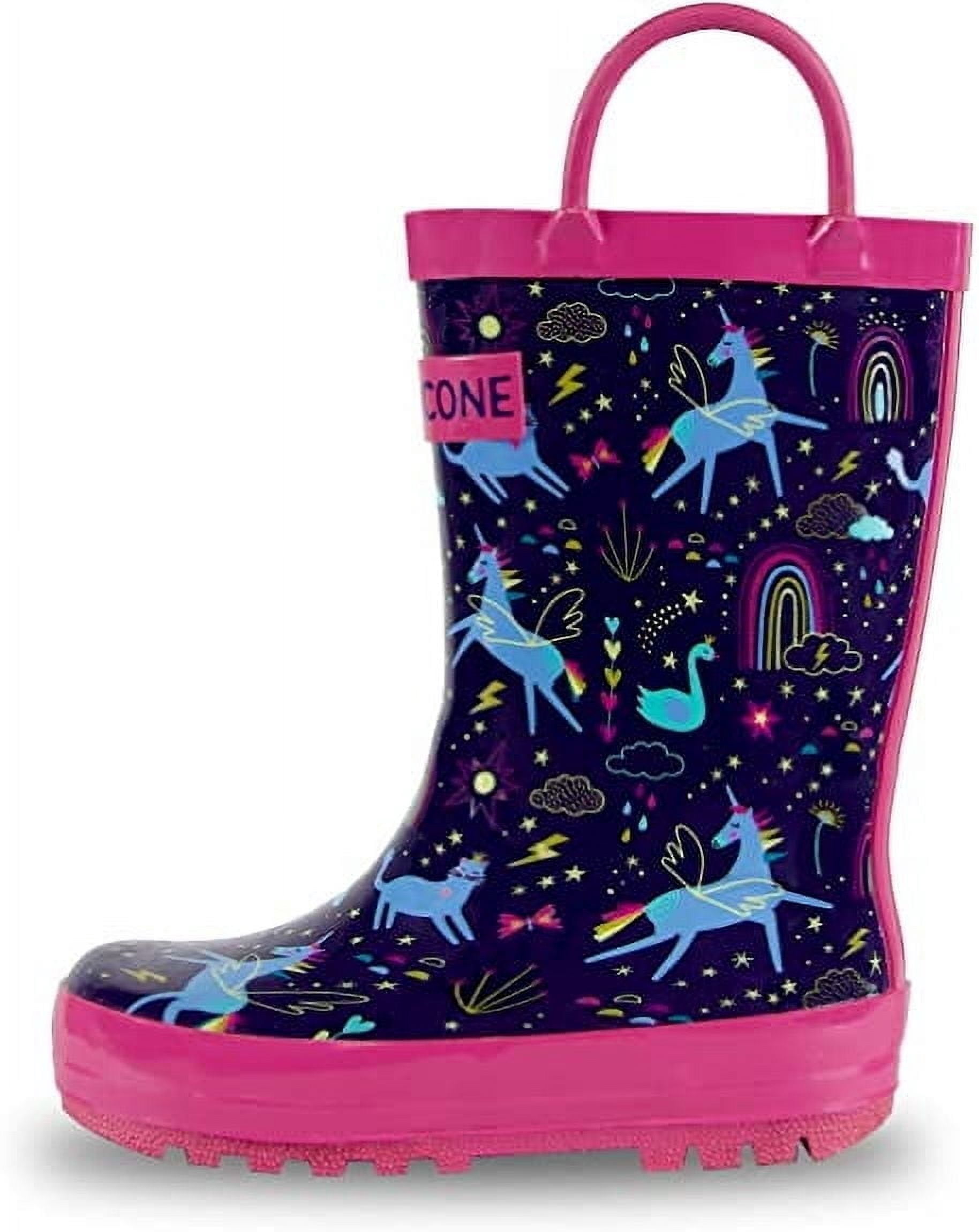 Lone Cone Rain Boots with Easy-On Handles in Fun Patterns & Solid ...