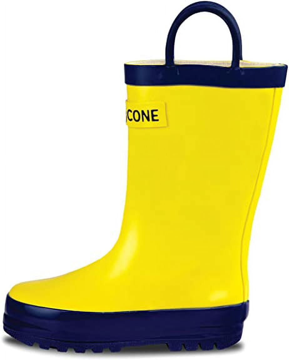 Lone Cone Rain Boots with Easy-on Handles for Toddlers Kids, Classic ...