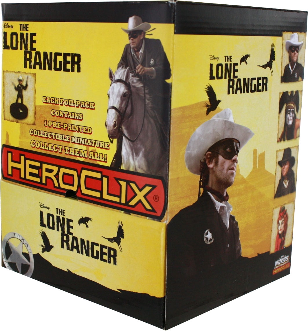 Lone Ranger Heroclix 24 Ct Gravity Feed Display - Walmart.com