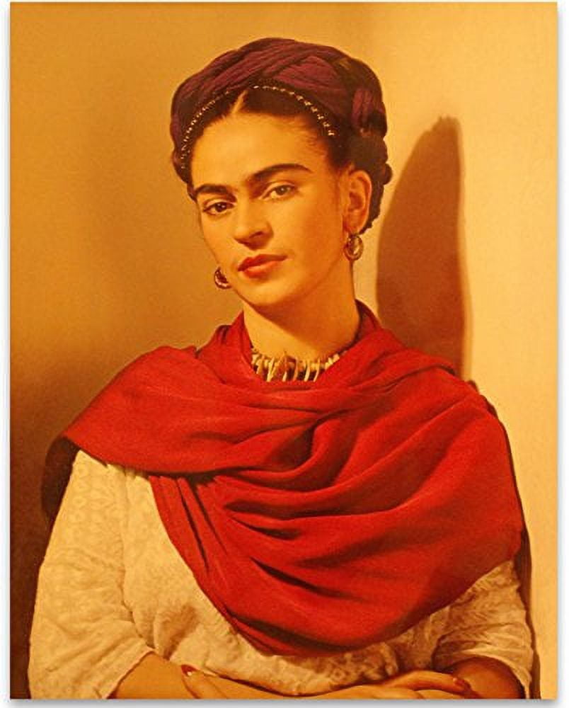 Lone Star Art Frida Kahlo Warm Portrait - 11x14 Unframed Print ...