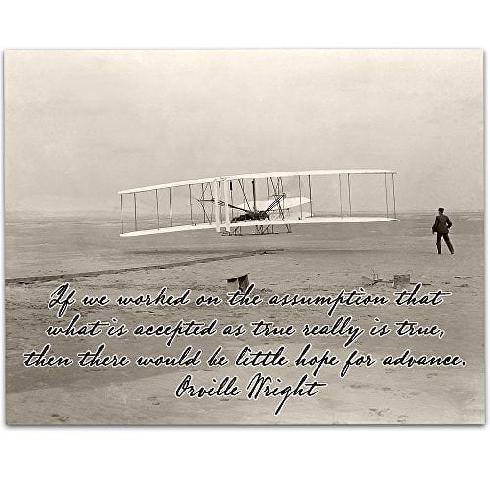 Lone Star Art Wright Brothers First Successful Flight - 11x14 Unframed ...