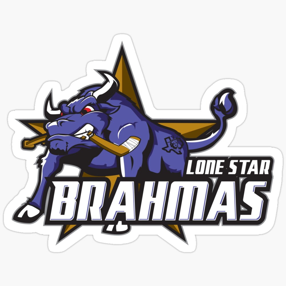 Lone Star Brahmas Sticker Phone Decal Water Bottle Stickers Car Decals ...