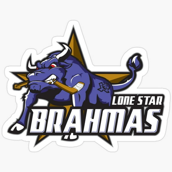 Lone Star Brahmas Sticker Phone Decal Water Bottle Stickers Car Decals ...