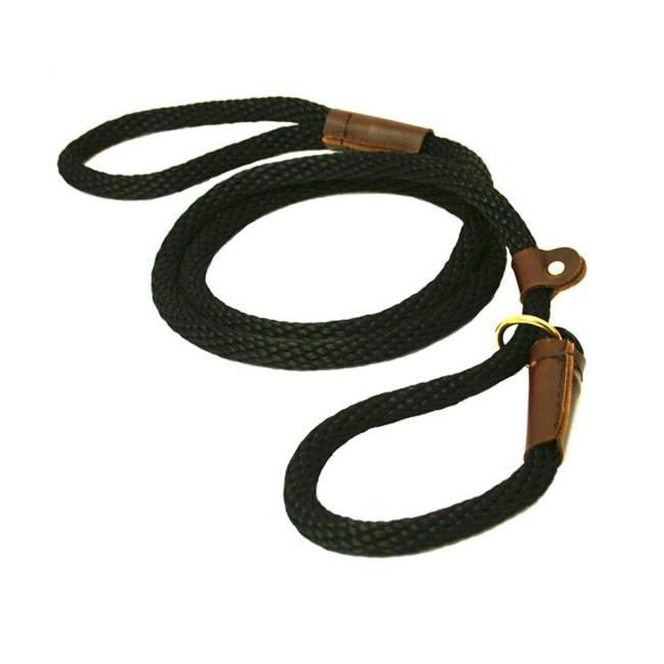 Lone Wolf 3645-LGB Solid Round Braided Rope Lead with Slip, Lime Green ...