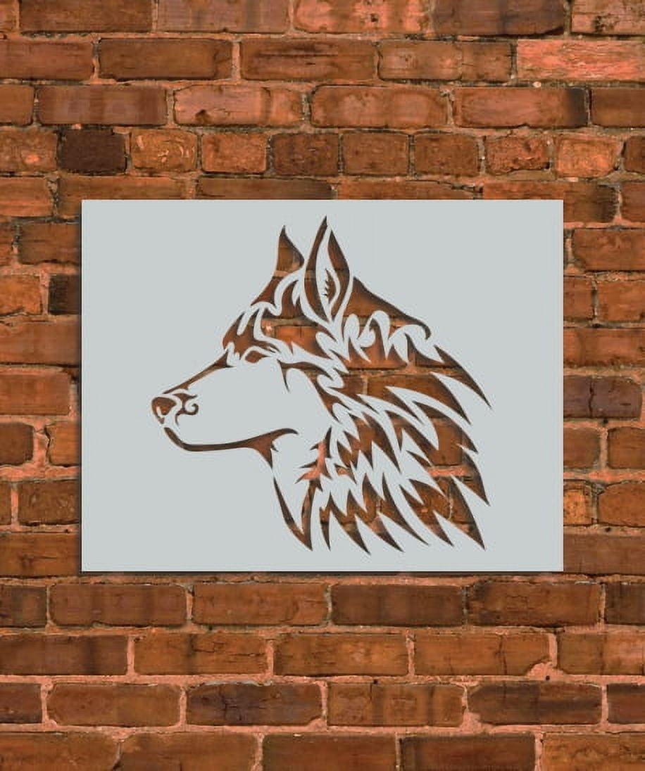 Lone Wolf Stencil - Walmart.com