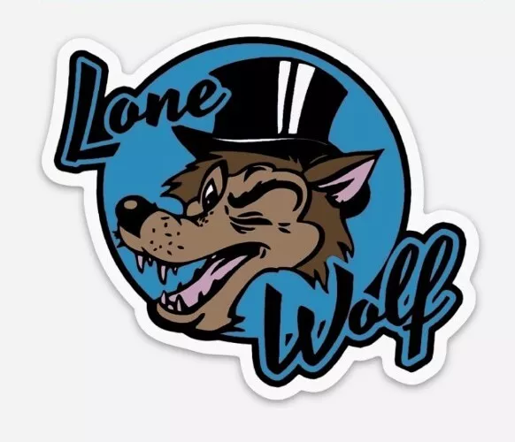 Lone Wolf Sticker - Vintage Rat Rod Hot Rod Odd Rod Ratfink Muscle Car ...