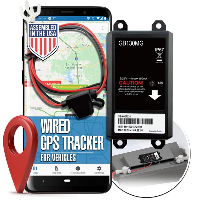 LoneStar GB130MG Cellular-phone Based GPS Vehicle Tracking with ...