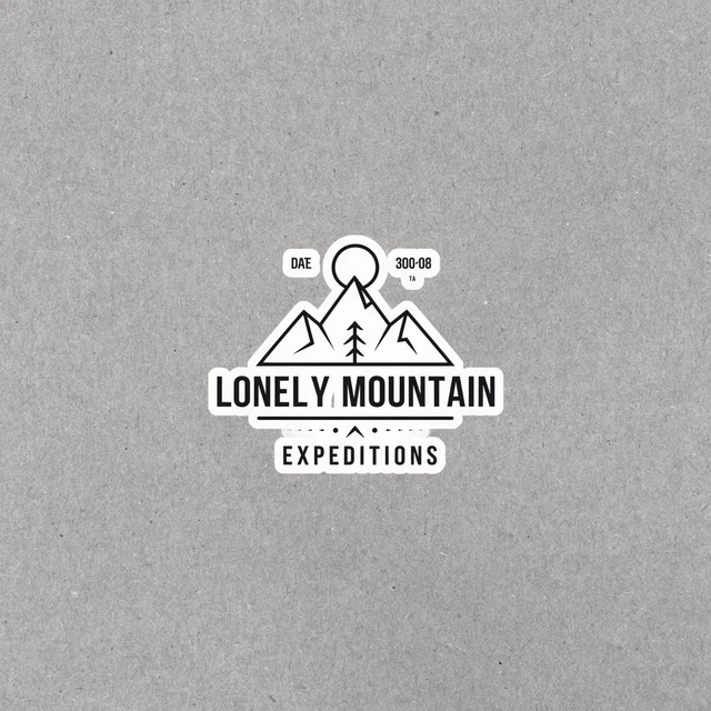 Lonely Mountain Expeditions Sticker - Outdoor Adventure Hiking ...