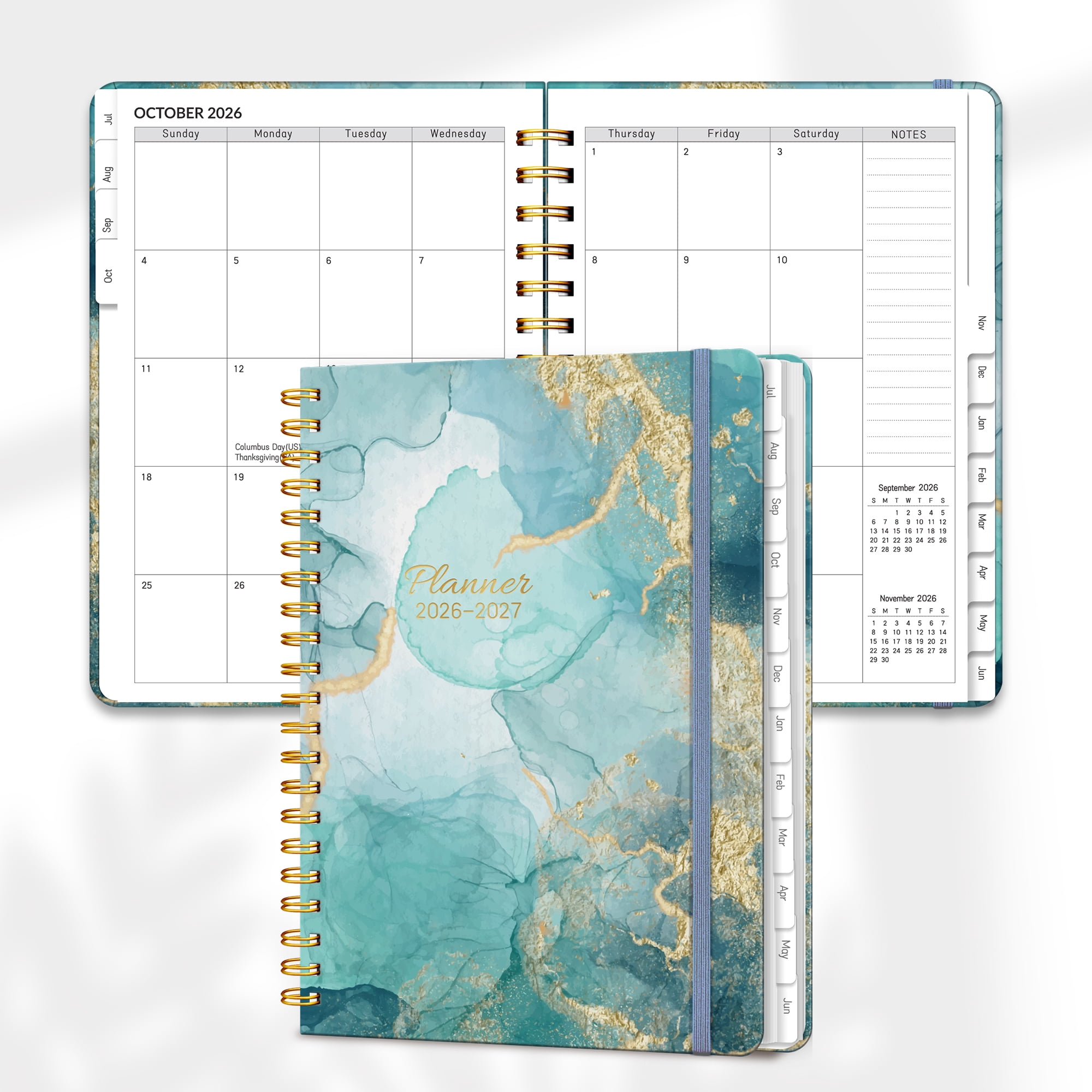Lonely Oak 2026-2027 Academic Monthly Planner 8.5" x 6.18", 12 Month ...