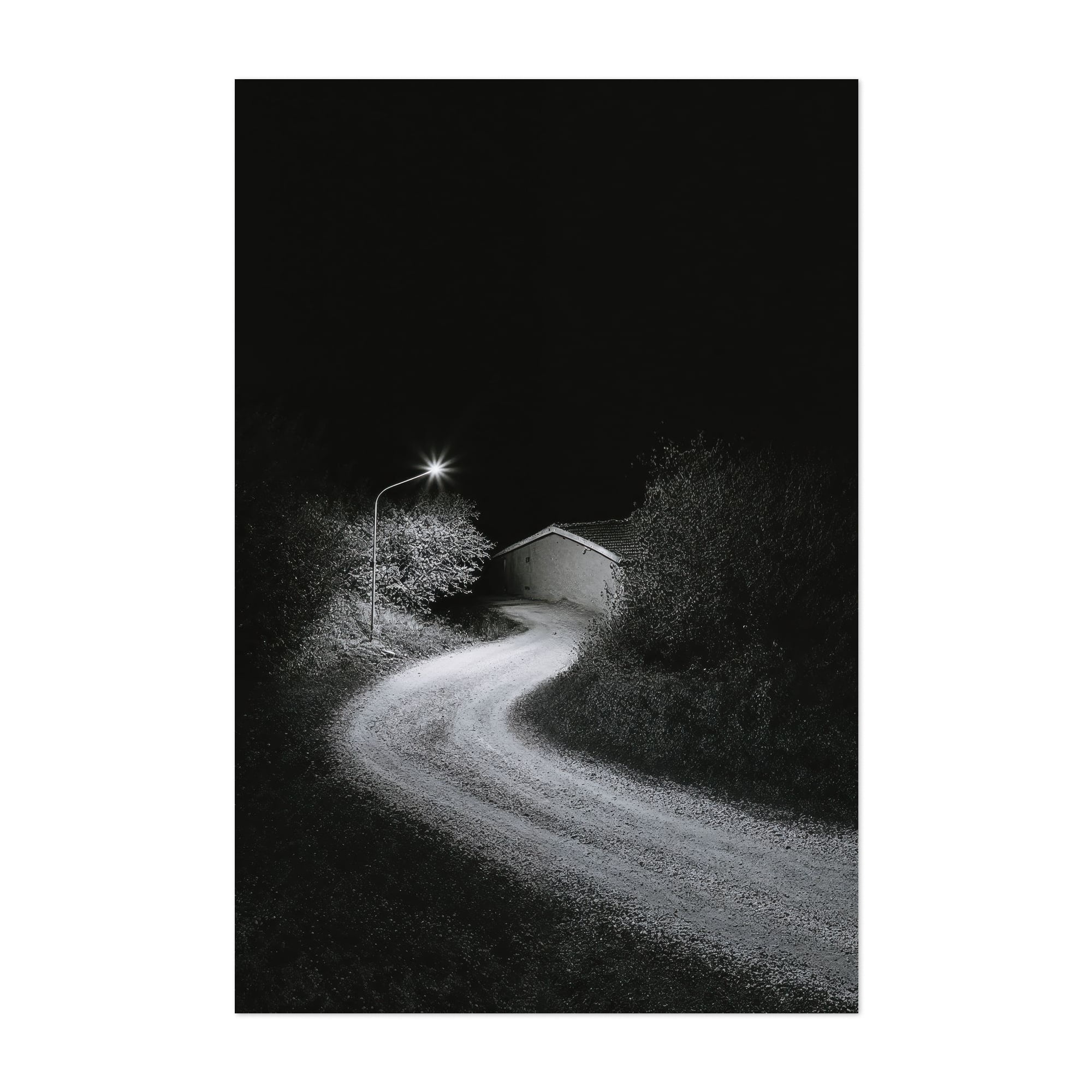 Lonely Path to an even lonelier House - Photography Black and White ...