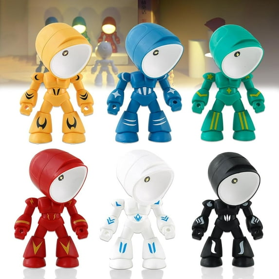 Lonely Robot Cartoon Cute Robot Design Companion Table Light, 2026 New ...