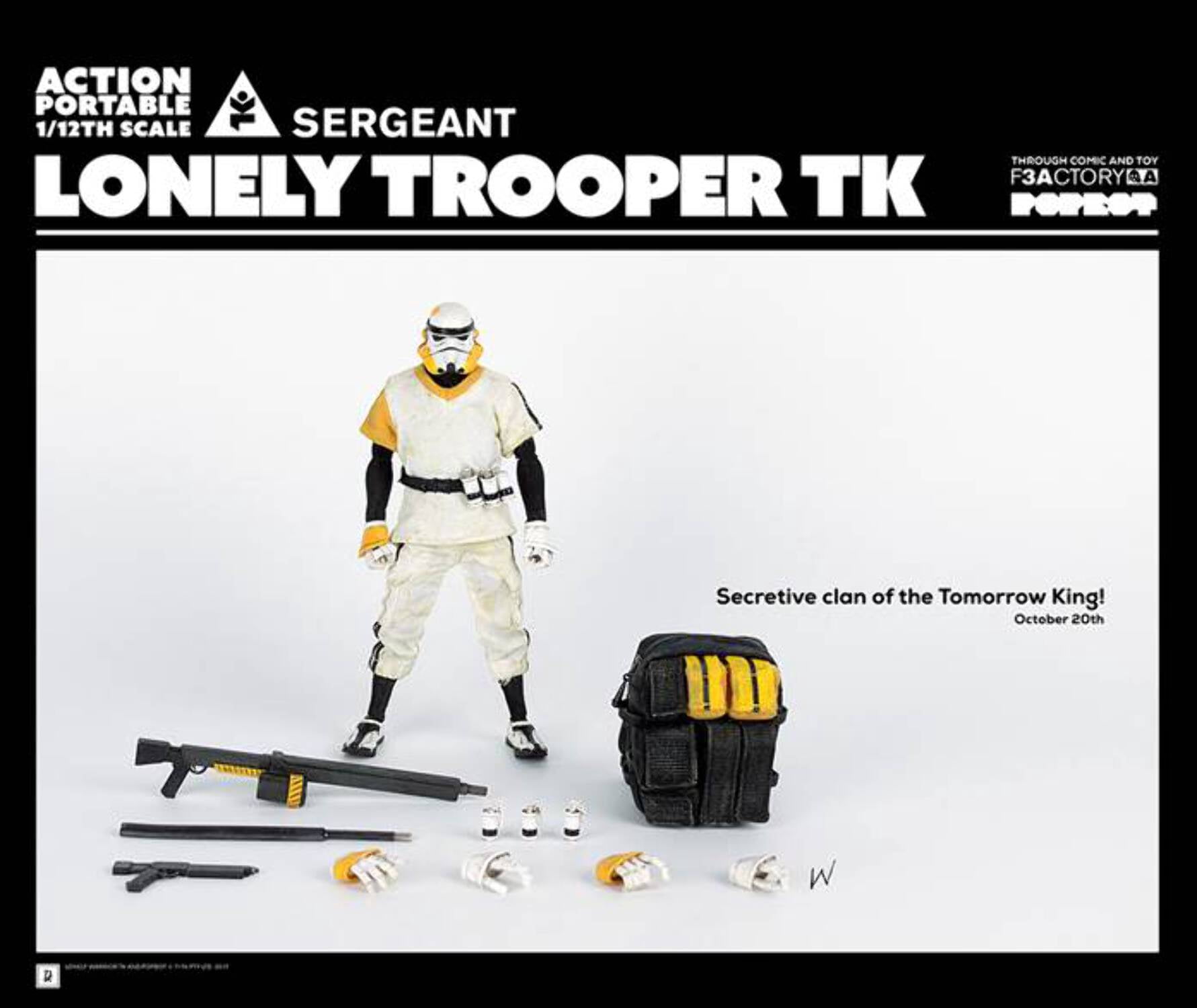 Lonely Trooper TK SERGEANT Action Portable 1/12th Scale Action Figure ...