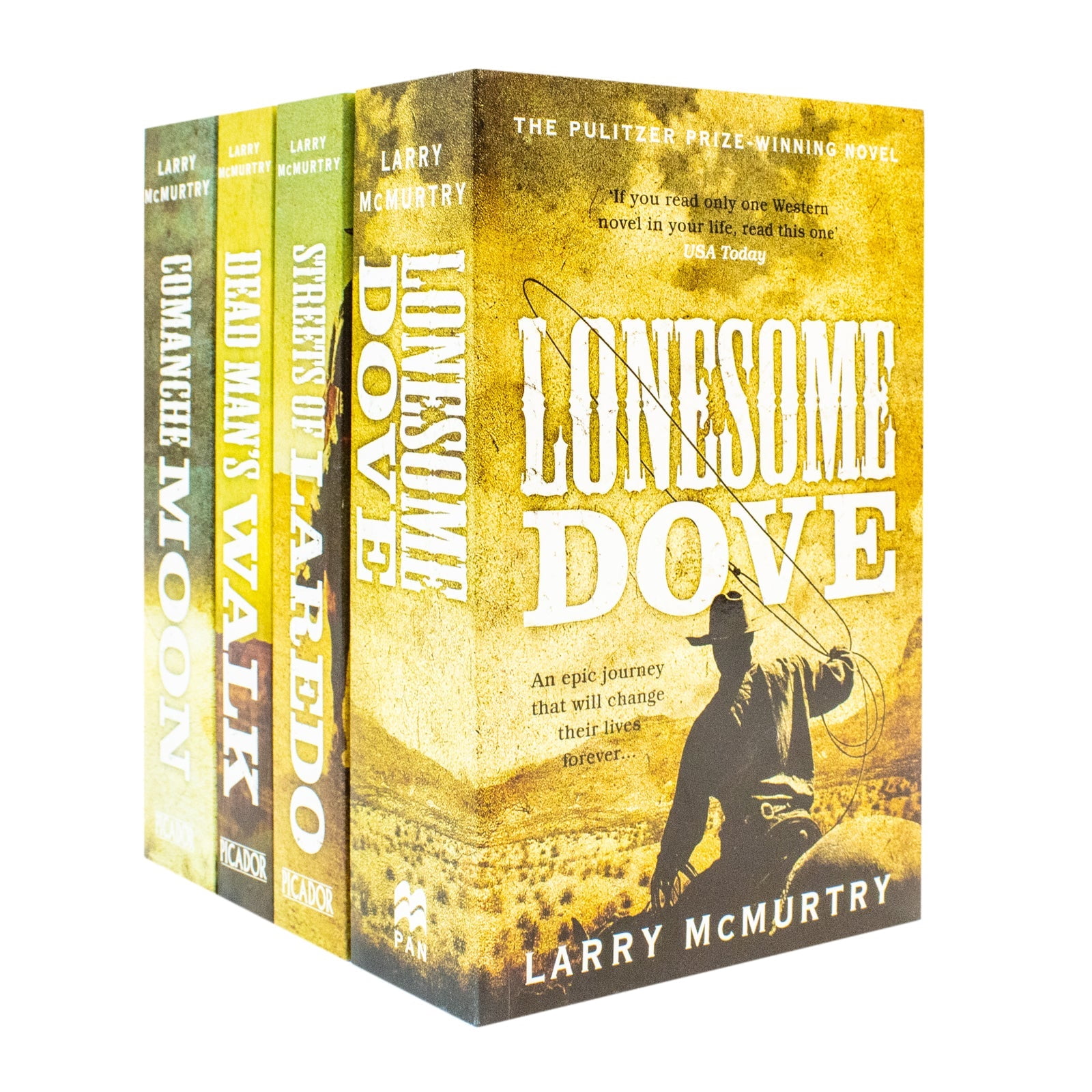 Lonesome Dove Series 4 Books Collection by Larry McMurtry (Lonesome ...