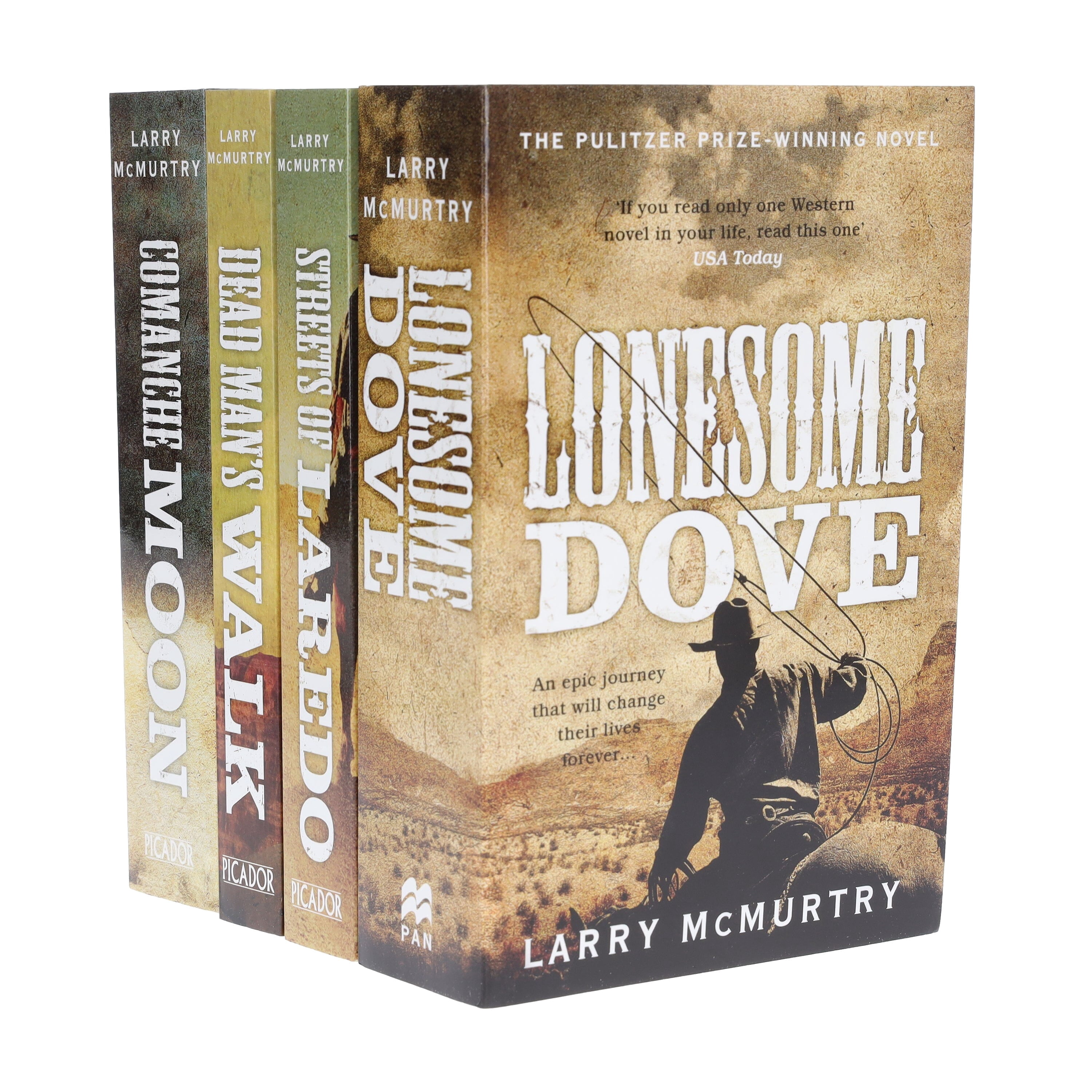 Lonesome Dove Series By Larry McMurtry 4 Books Collection - Fiction ...
