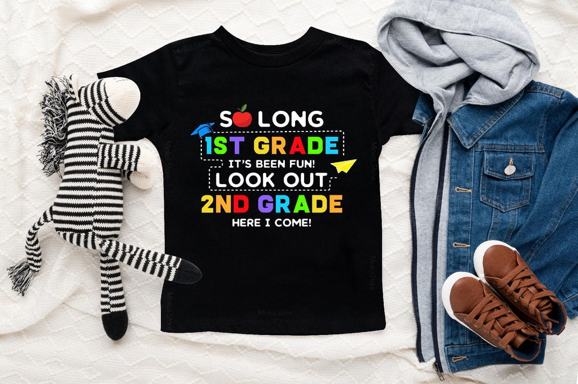 So Long 1St Grade Shirt, 1St Grade Graduate, Graduating First Grade ...