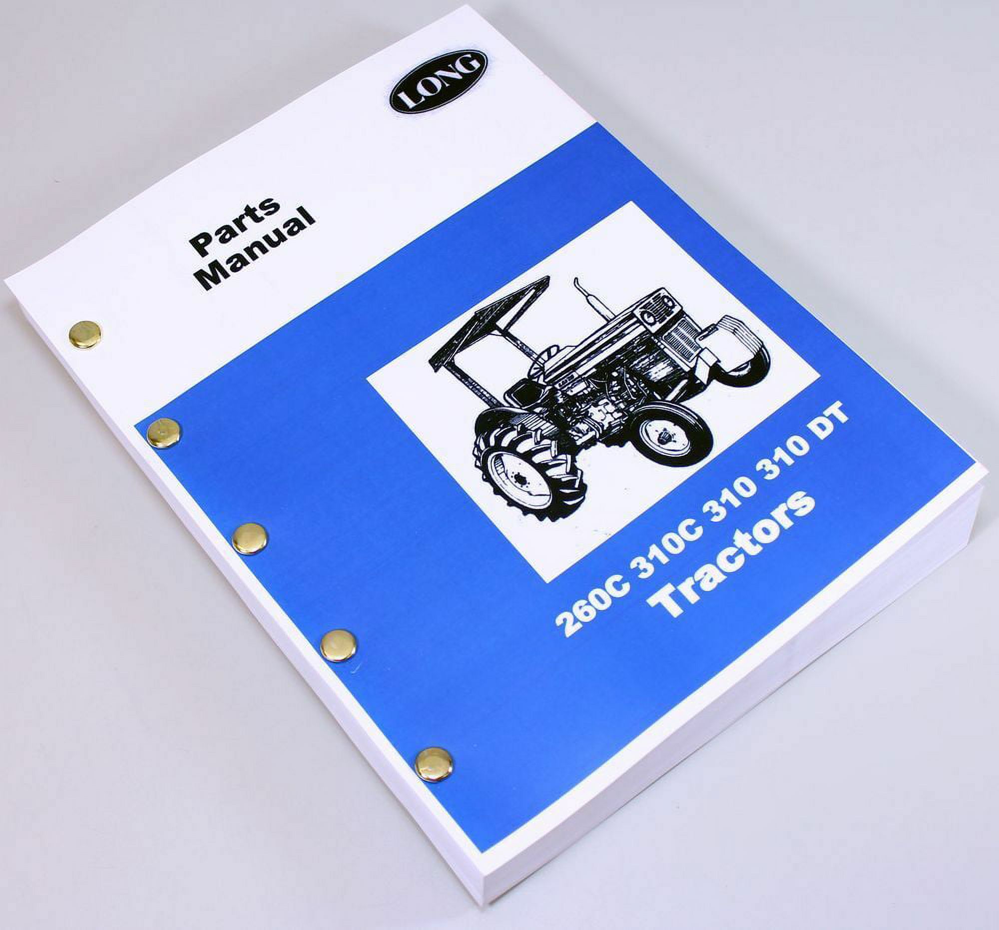 Long 260C 310C 310 310Dt Tractor Parts Assembly Manual Catalog Exploded ...