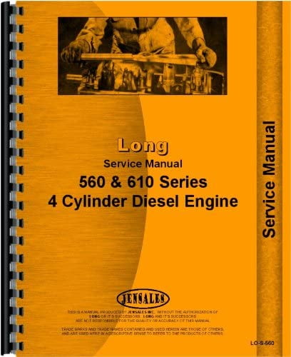Long 610 Tractor Service Manual (1979-1990) - Walmart.com